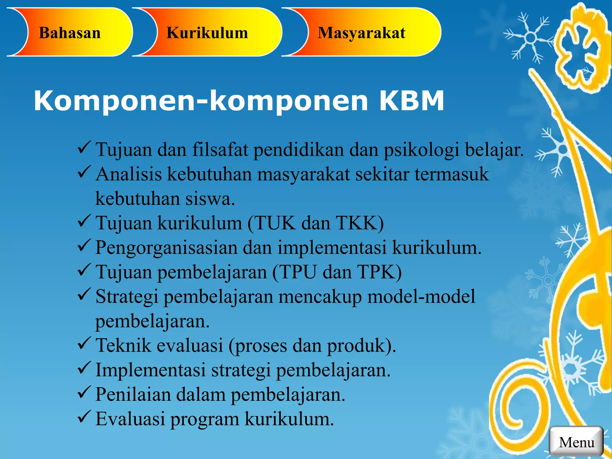 Inovasi Kurikulum KBK dan KBM | PPSX