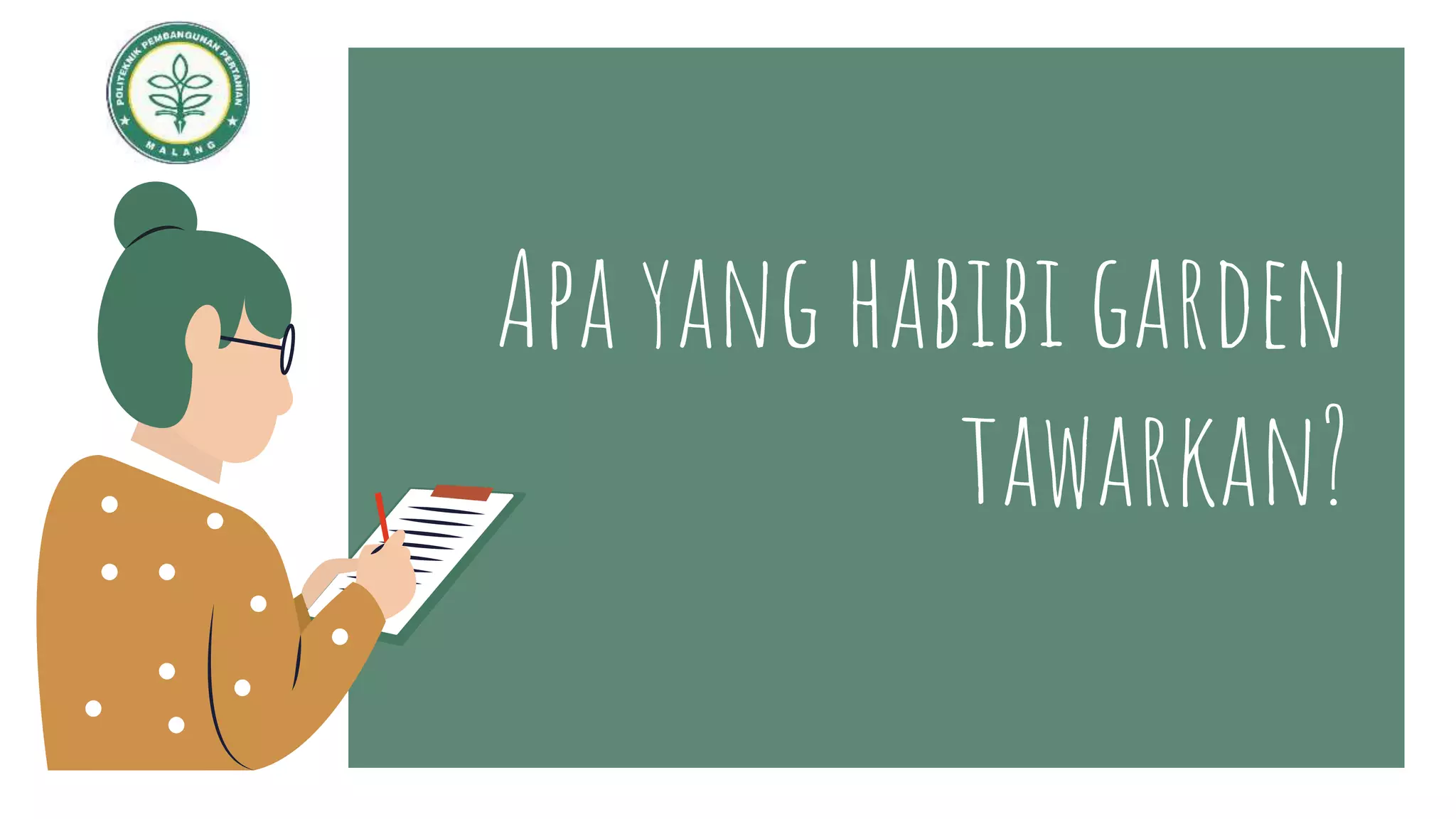 Inovasi pertanian berbasis aplikasi habibi garden | PPTX