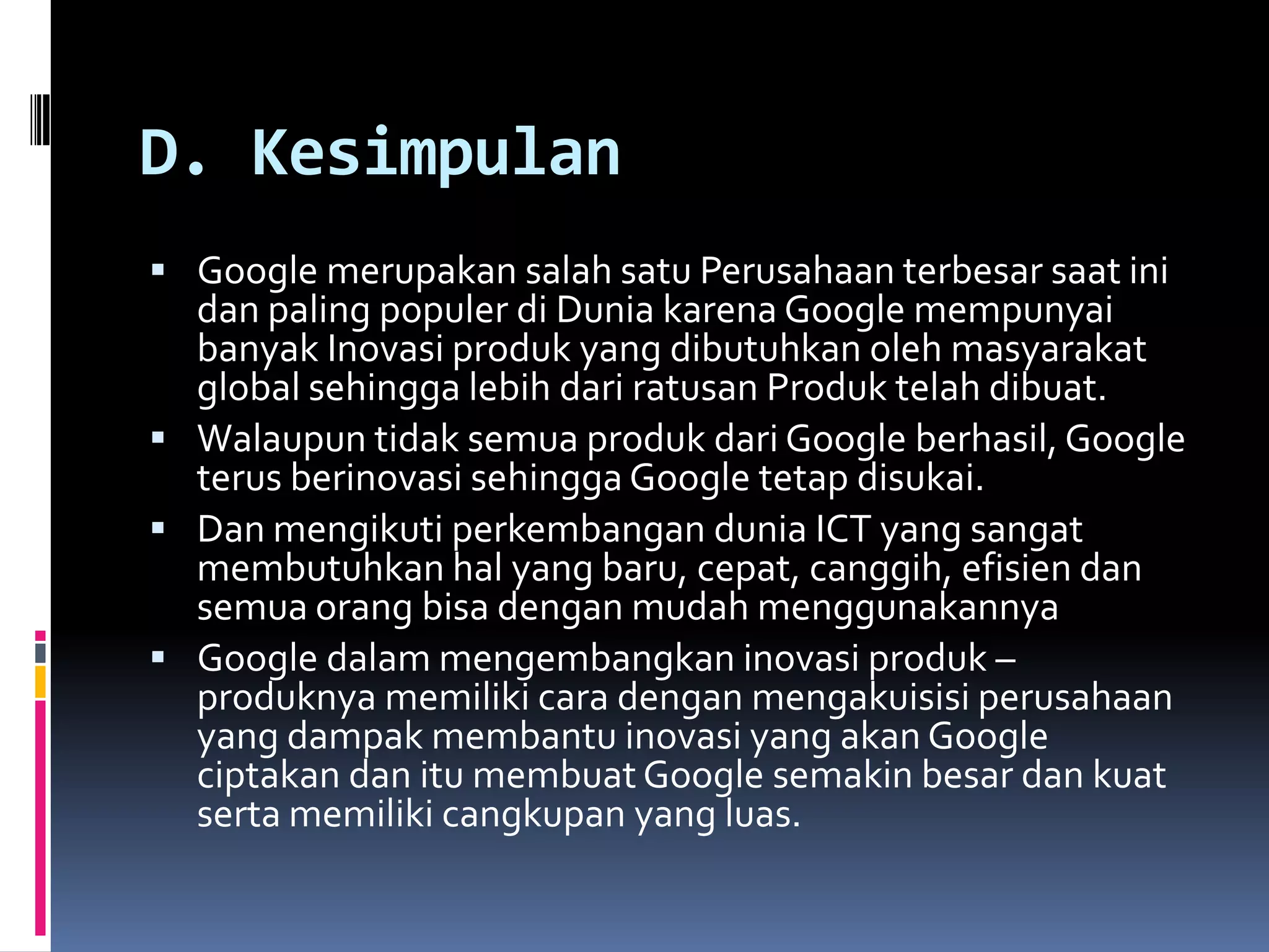 Inovasi Produk Google | PPTX