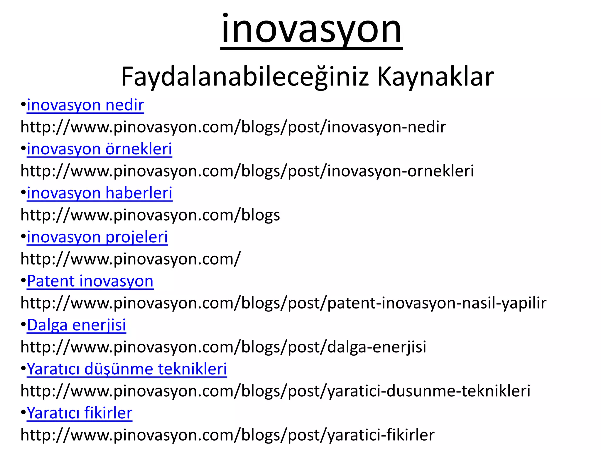inovasyon | PPTX