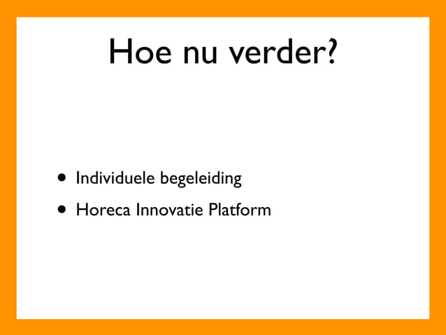 Inovatie in de horeca | KEY