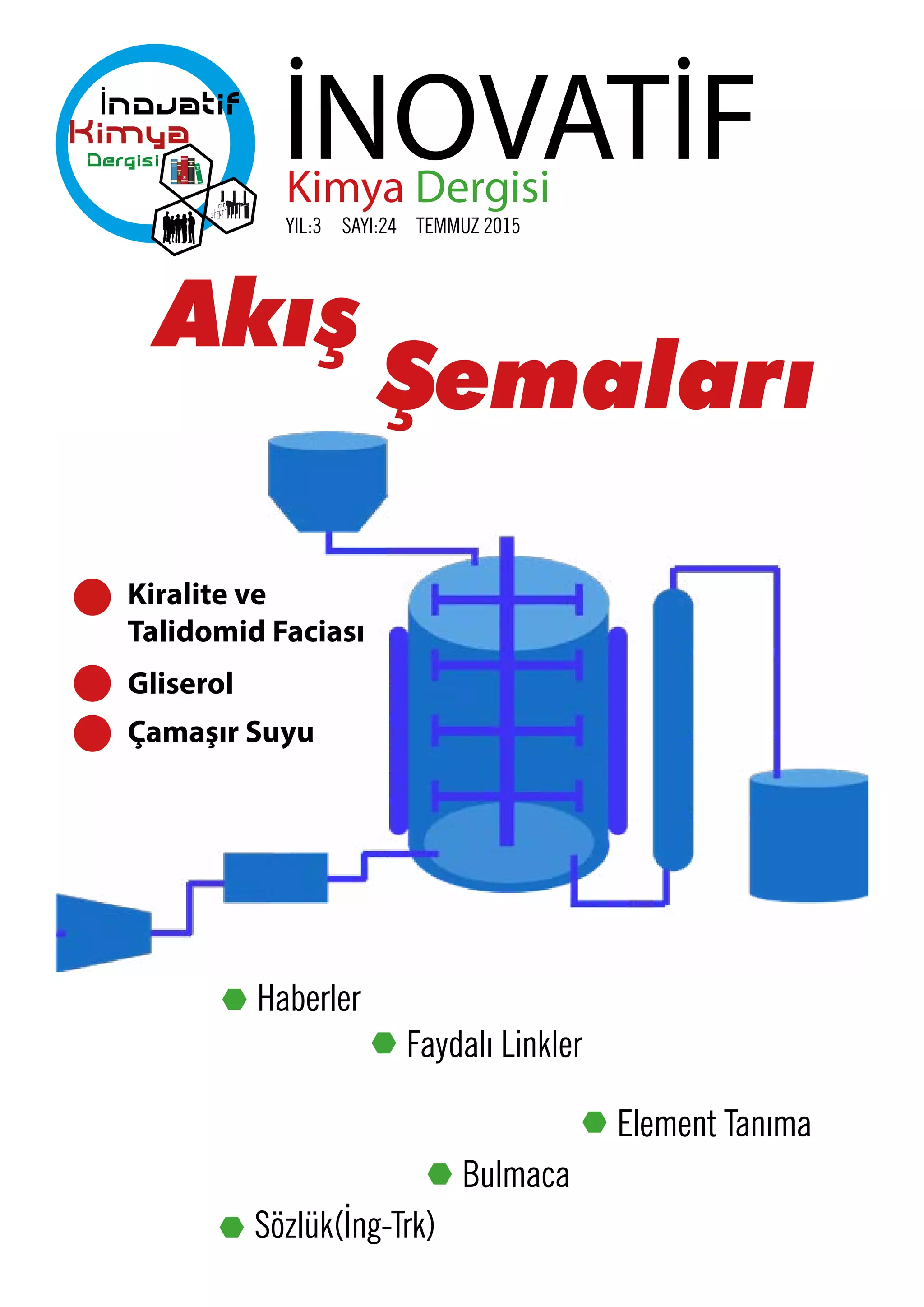 İnovatif Kimya Dergisi Sayı-24 | PDF