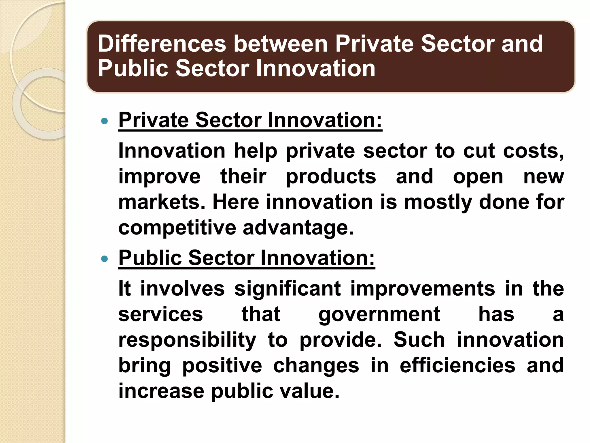 Innovation in governance ppt | PPTX