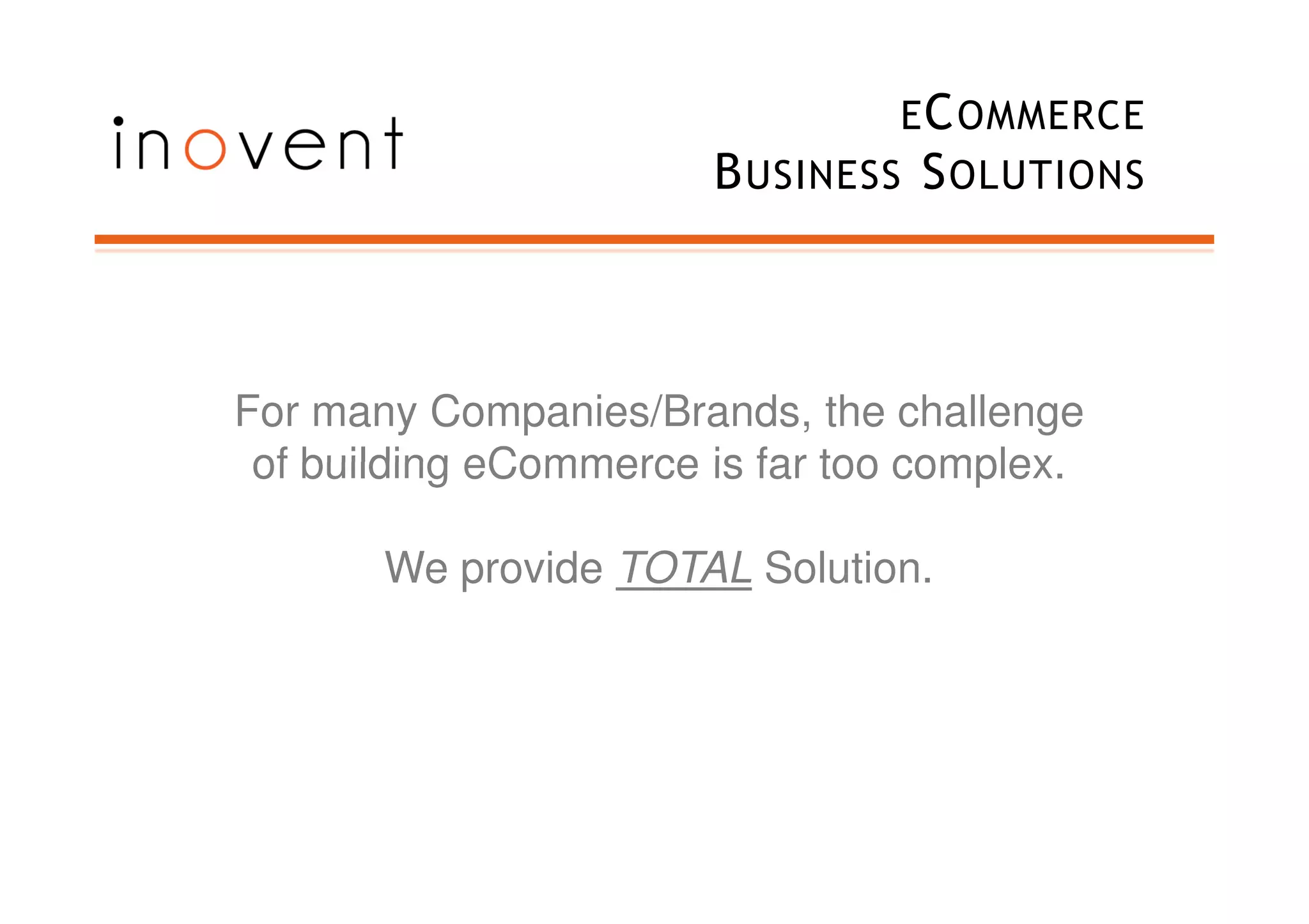 Inovent eCommerce Business Solution | PPT