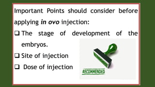 In ovo technology | PDF