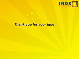 Inox movie India's favourite multiplex chain | PPT