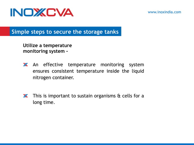 Safeguarding the properties of liquid nitrogen in Liquid Nitrogen ...