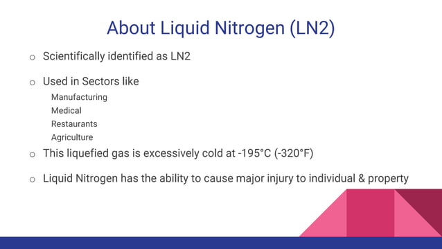 How to handle liquid nitrogen while working with liquid nitrogen tanks ...