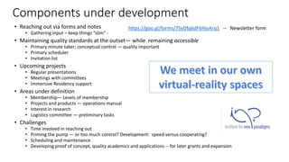 Institute for New Paradigms - poster materials (higher ed) | PPT