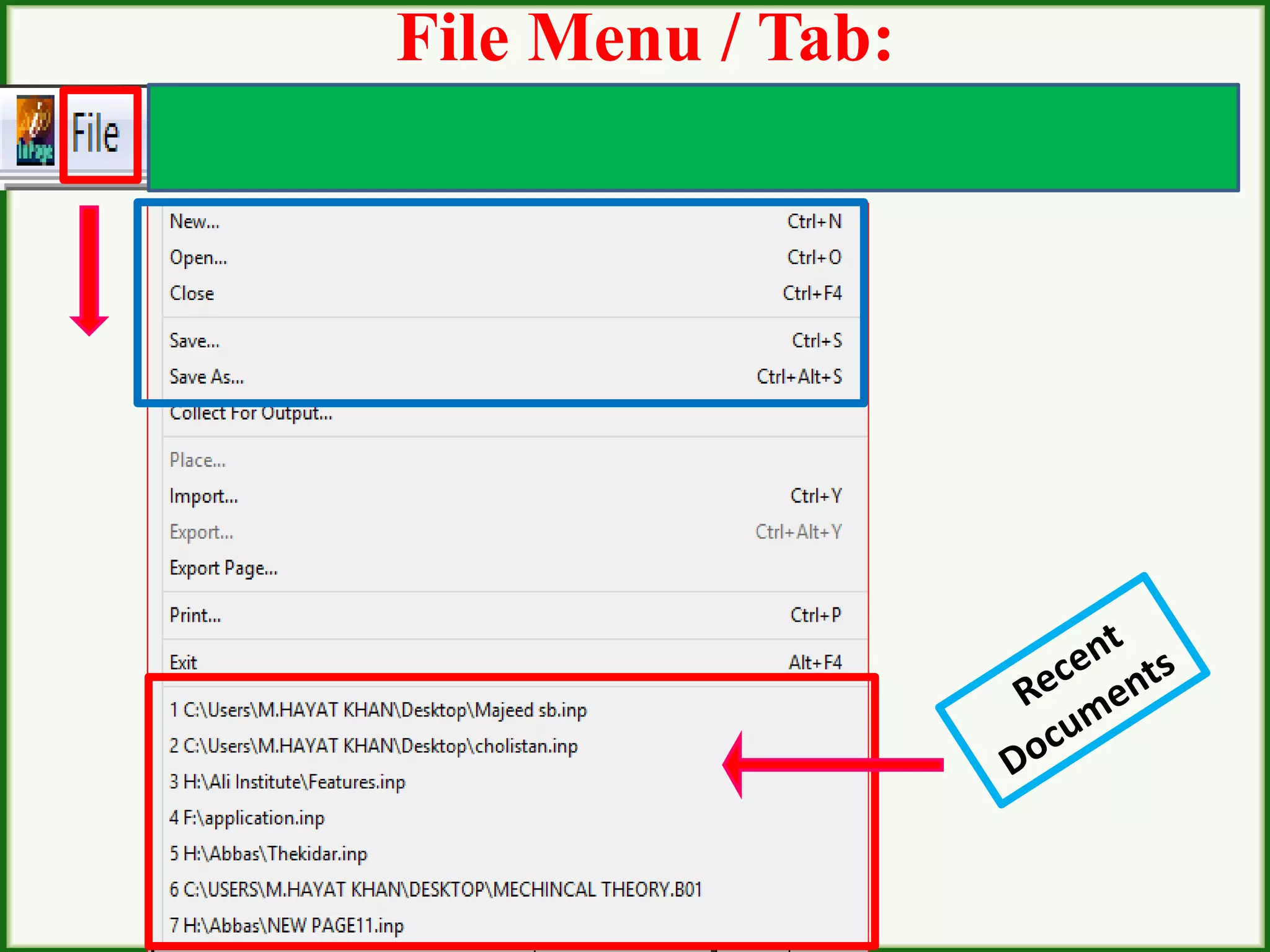 Inpage lecture 1 | PPTX