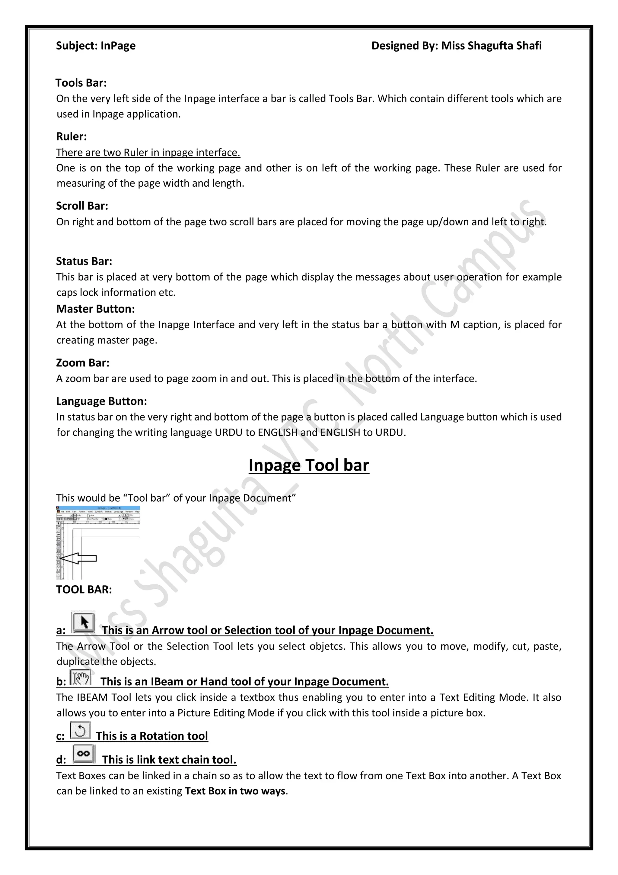InPage Shortcut Keys & Concise Guide.pdf