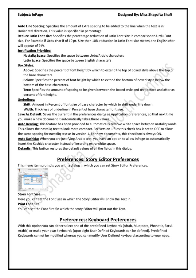 InPage Shortcut Keys & Concise Guide.pdf