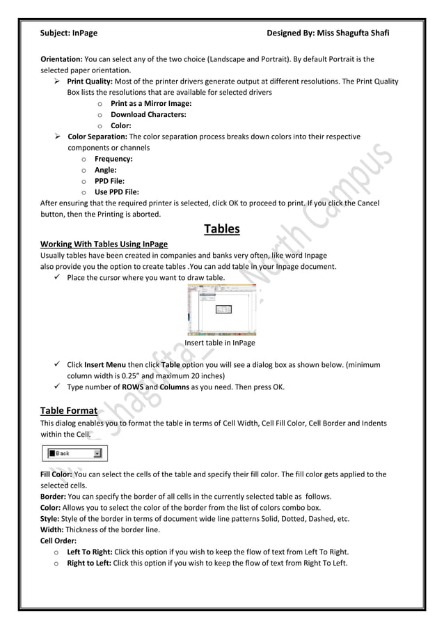 InPage Shortcut Keys & Concise Guide.pdf