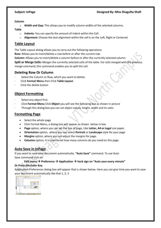 InPage Shortcut Keys & Concise Guide.pdf