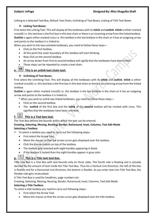 InPage Shortcut Keys & Concise Guide.pdf