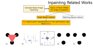 Inpainting related works (part 1) | PPT