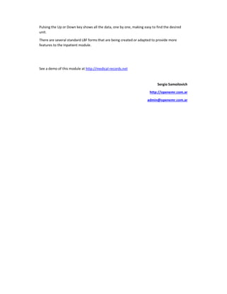 Inpatient.openemr | PDF