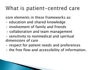 In patient care | PPTX
