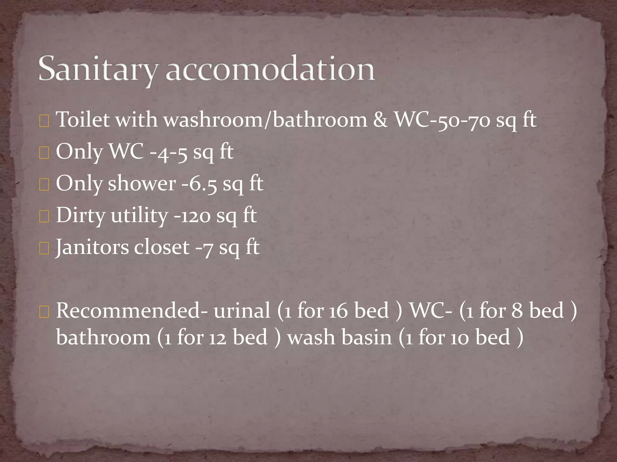 Inpatient Services- Introduction, Planning and Designing | PPTX