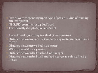 Inpatient Services- Introduction, Planning and Designing | PPTX