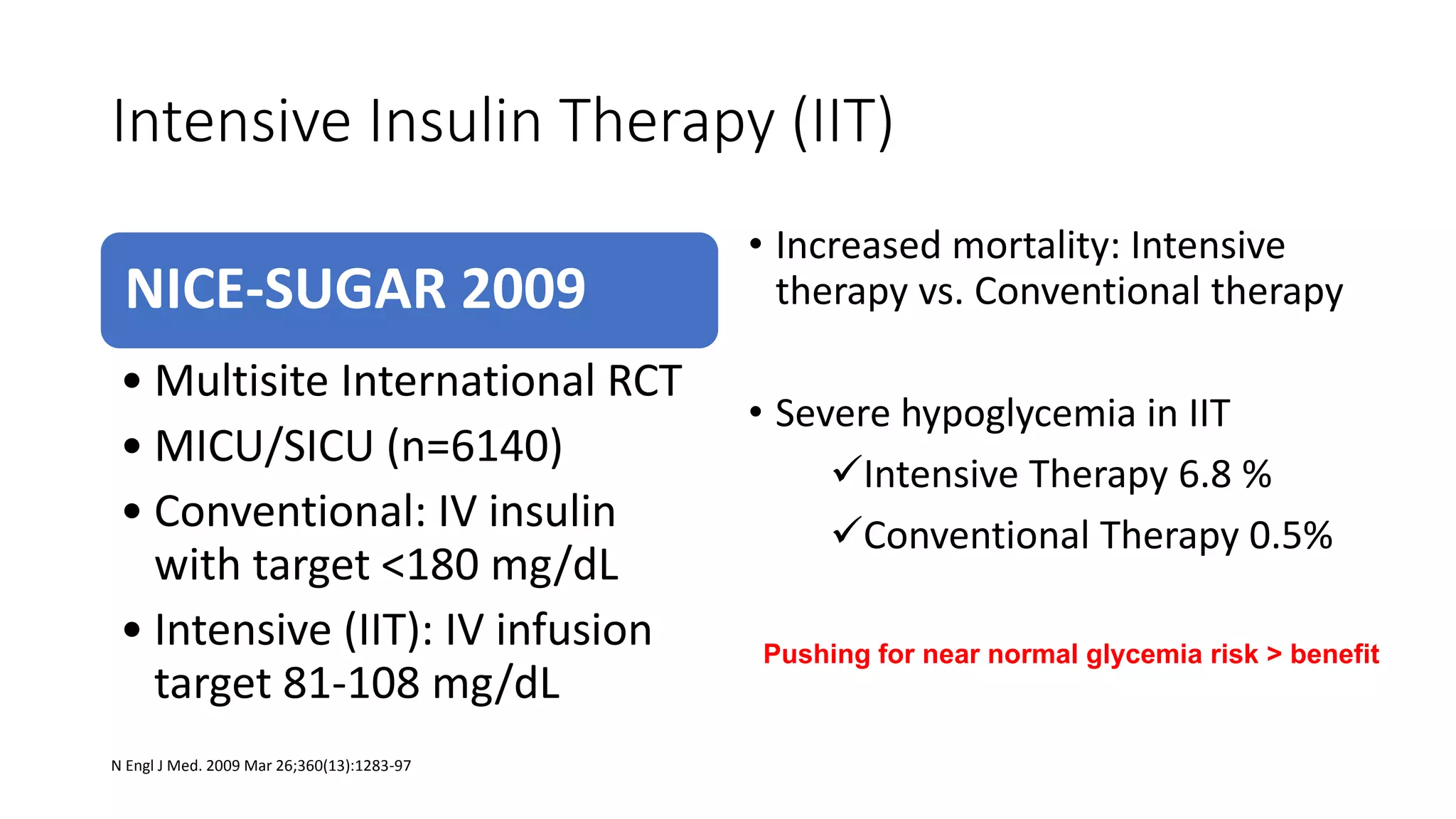 Inpatient Diabetes Management - How to Control Hyperglycemia inhsopital ...