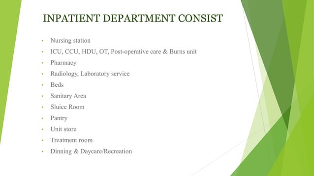 Inpatient dpt of Hospital (IPD) | PDF