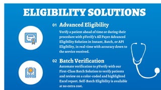 Batch Eligibility Verification - pVerify | PDF