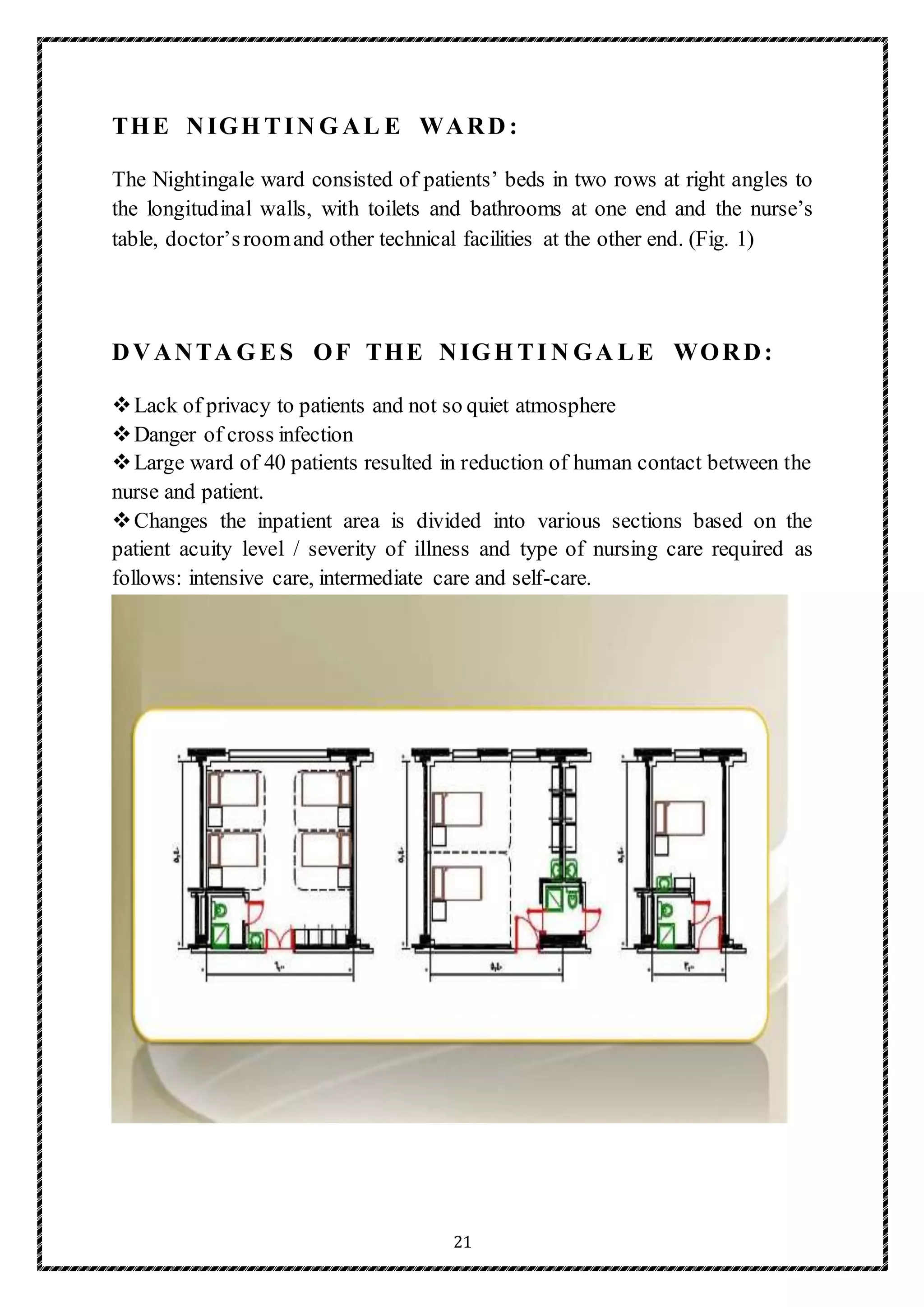 Inpatient units design (word) | DOCX | Healthcare Industry | Industries