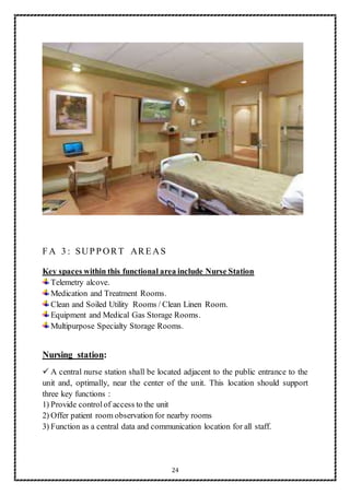 Inpatient units design (word) | DOCX | Healthcare Industry | Industries
