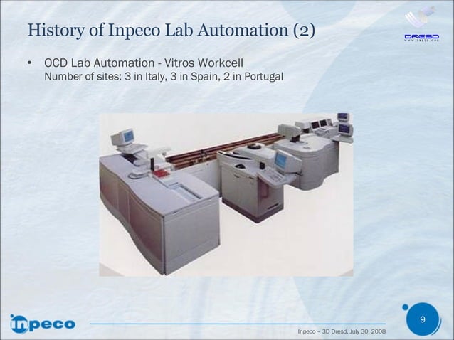 3rd 3DDRESD: Inpeco Overview | PPT