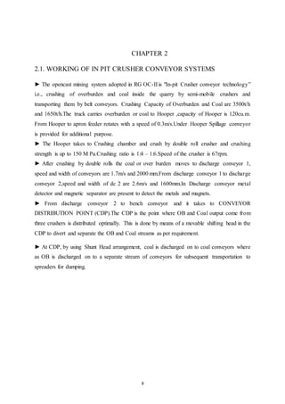 In pit crusher conveyour system | DOCX