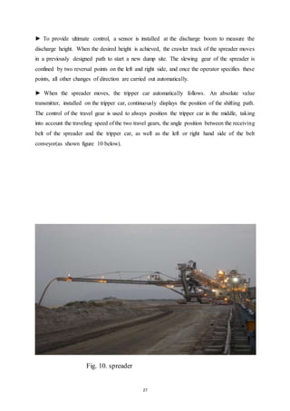 In pit crusher conveyour system | DOCX
