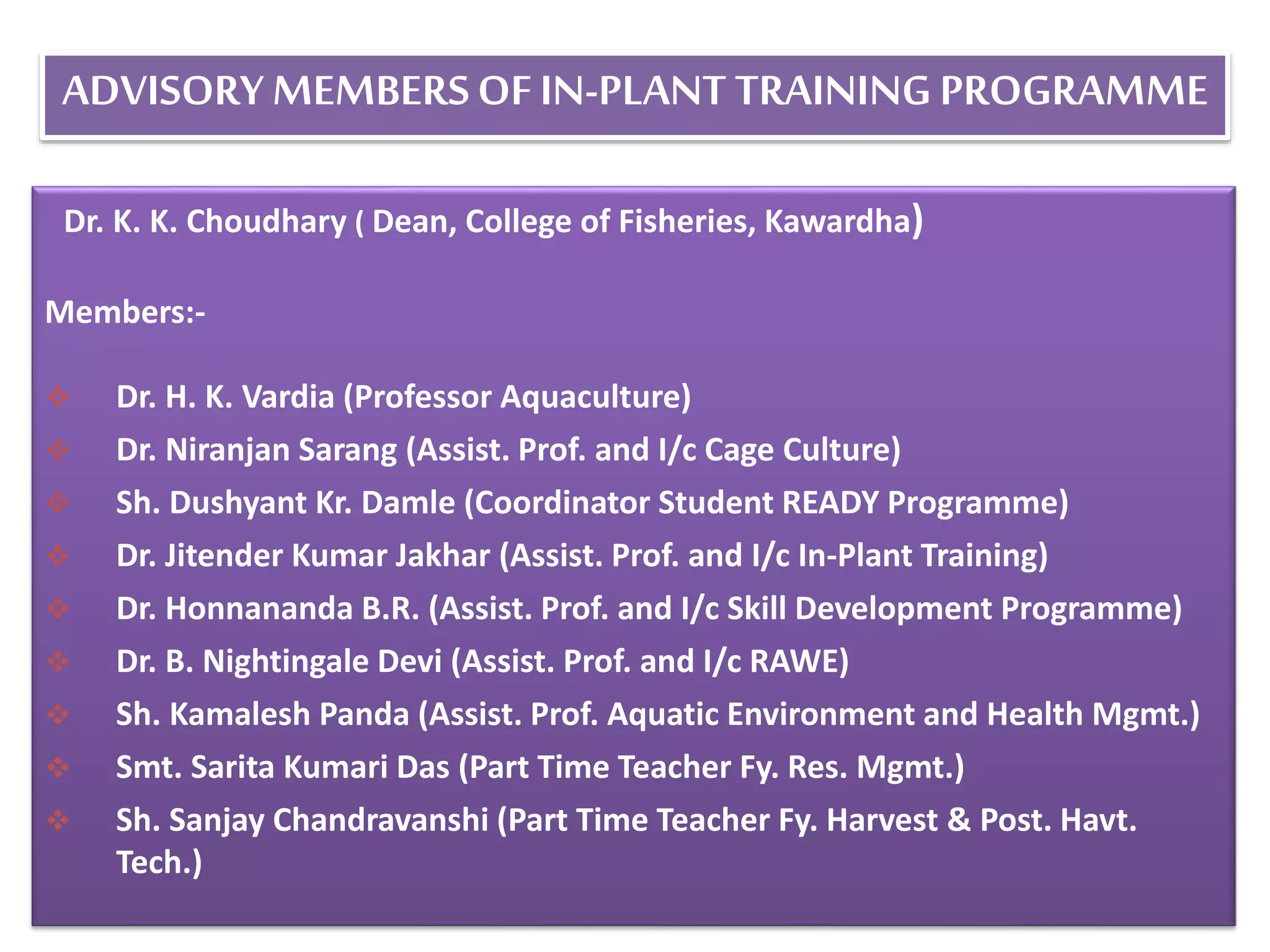 In plant presentation 2018 ved and jham final | PPT