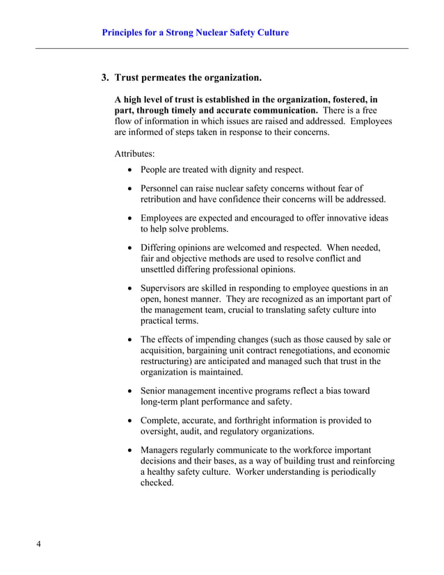 Inpo principles safetyculture | PDF