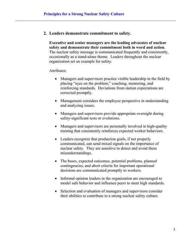 Inpo principles safetyculture | PDF | Free Download