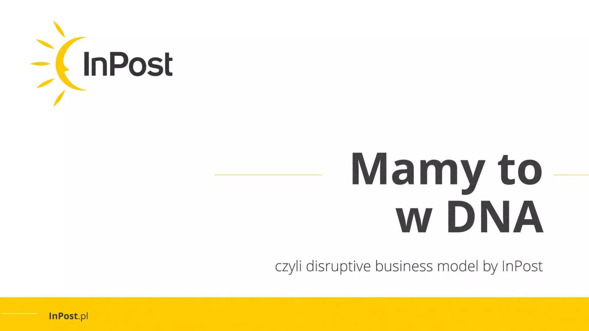 Rafał Brzoska: Mamy to w DNA czyli disruptive business model by InPost ...