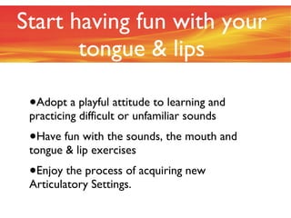 In praise of clear pronunciation. | PPT