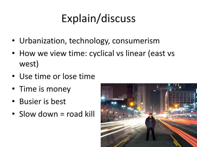 In Praise of Slowness - Summary and Conversation Lesson | PPTX