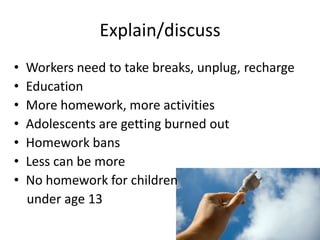 In Praise of Slowness - Summary and Conversation Lesson | PPTX