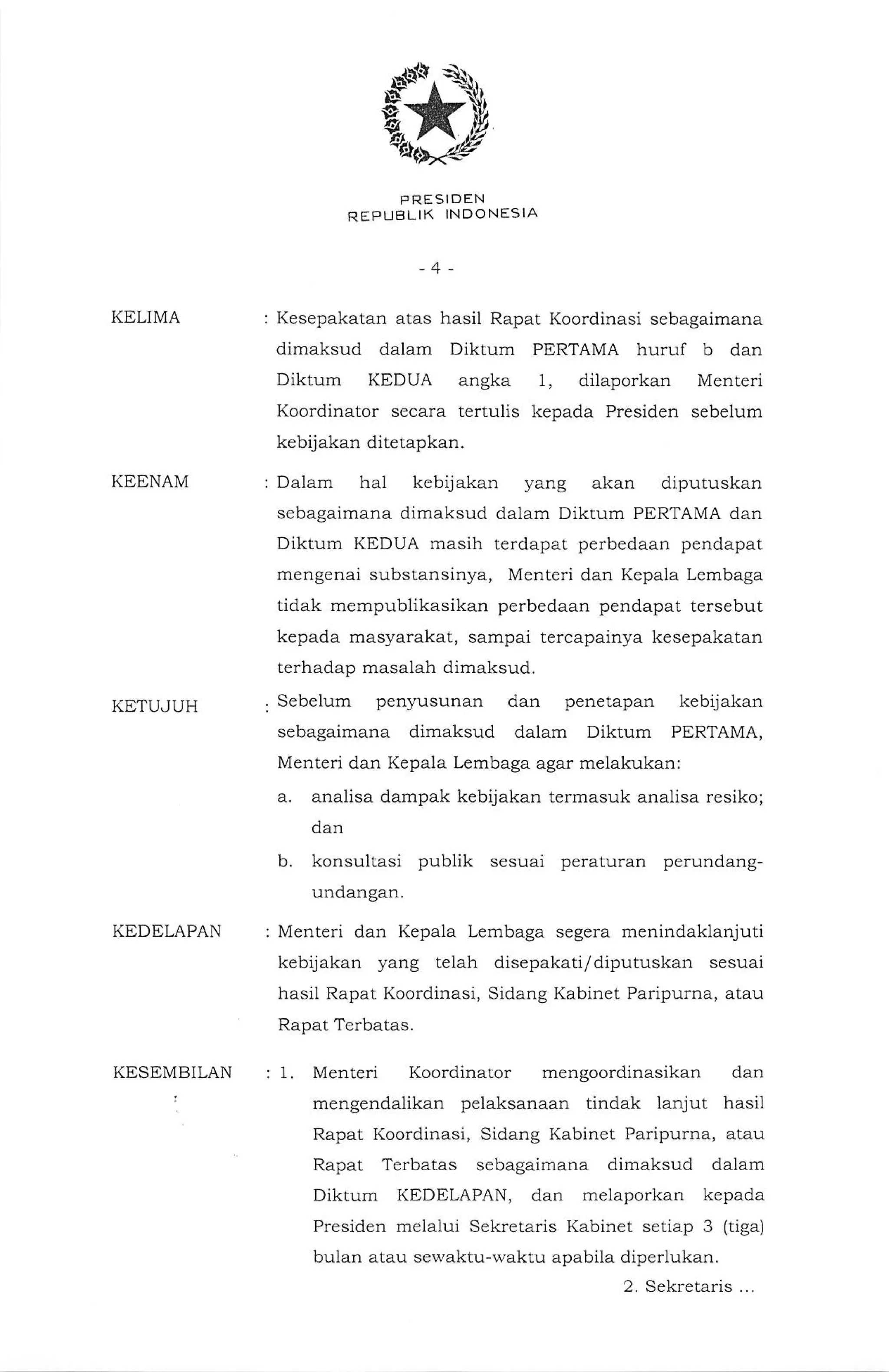 Inpres nomor-7-tahun-2017 | PDF