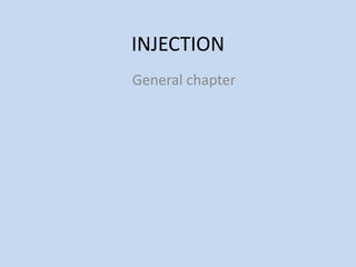 Inprocess as per usp ip bp injection | PPTX