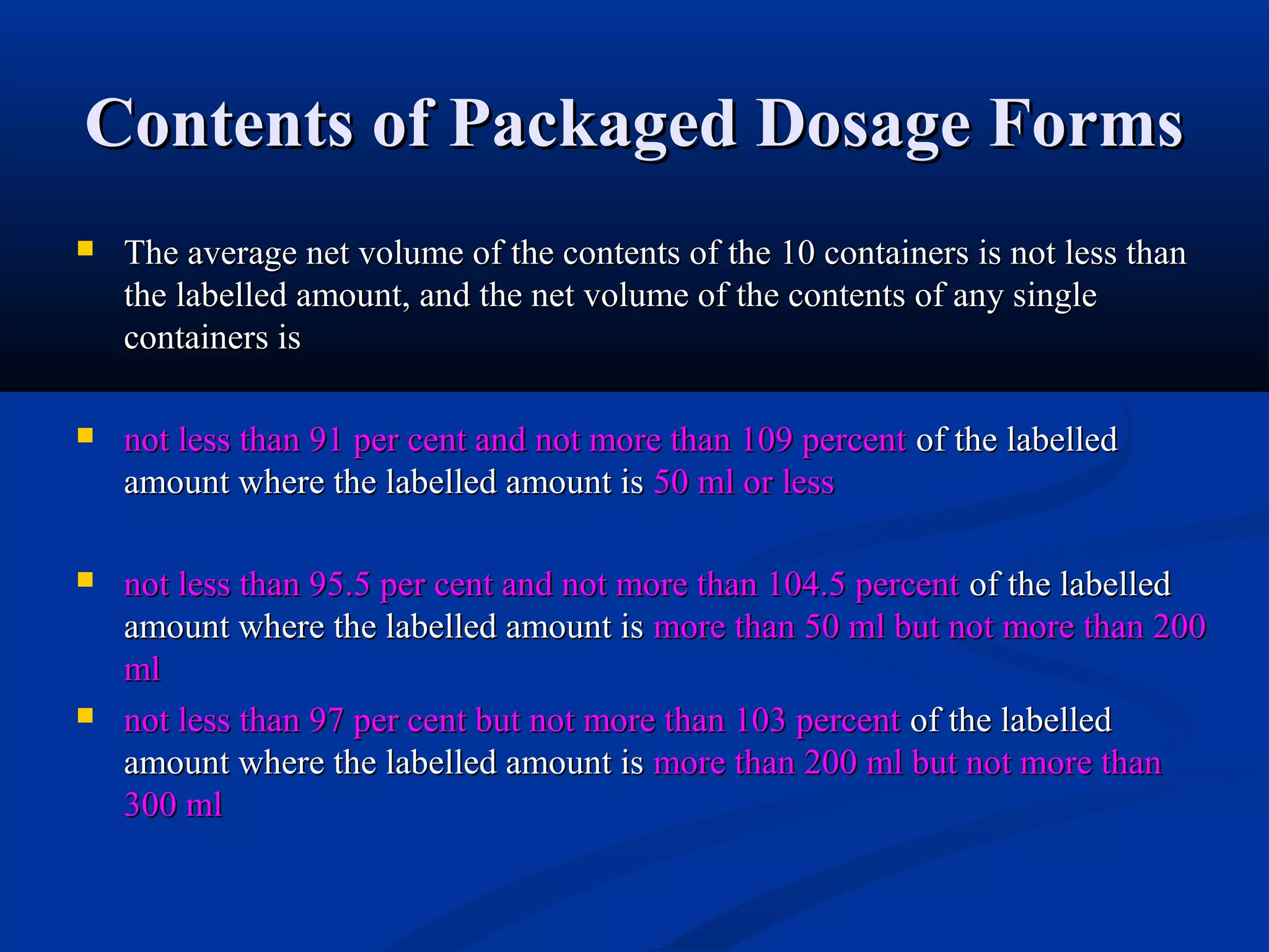 Inprocess as per usp ip bp liquid dosage forms | PPT