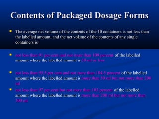 Inprocess as per usp ip bp liquid dosage forms | PPT