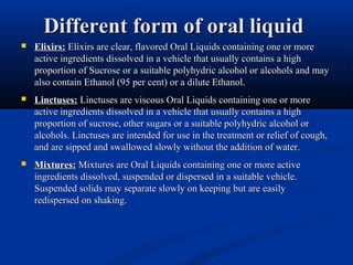 Inprocess as per usp ip bp liquid dosage forms | PPT