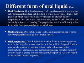 Inprocess as per usp ip bp liquid dosage forms | PPT