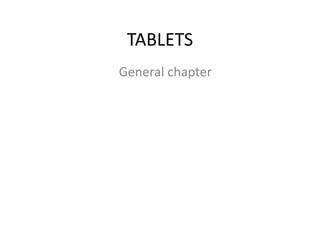 Inprocess as per usp ip bp tablets | PPTX