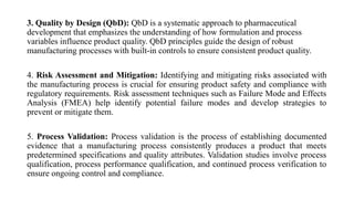 In process control , validation of large scale process and Case Studies ...