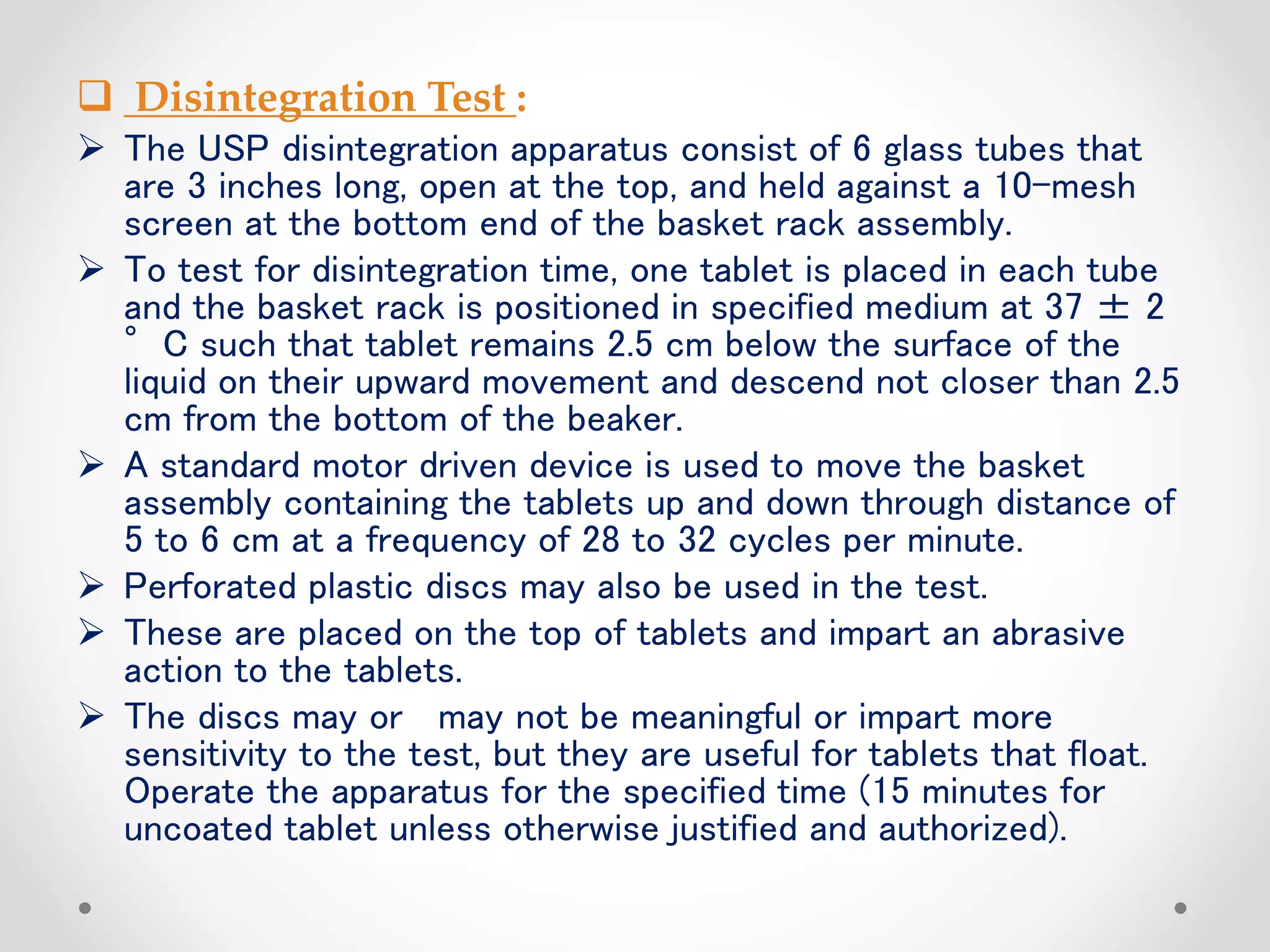 In process & finished products quality control test for pharmaceuticals ...