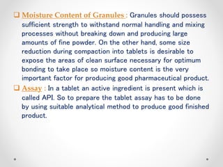 In process & finished products quality control test for pharmaceuticals ...