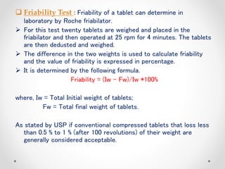 In process & finished products quality control test for pharmaceuticals ...